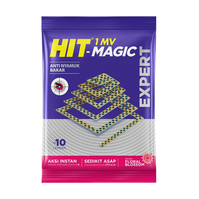HIT Magic Expert Obat Anti Nyamuk Bakar Floral Blossom 10 pcs | Alfagift